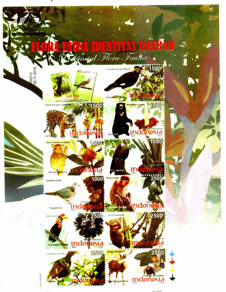 Stamp Issue Programme 2010 – Indonesian Stamps