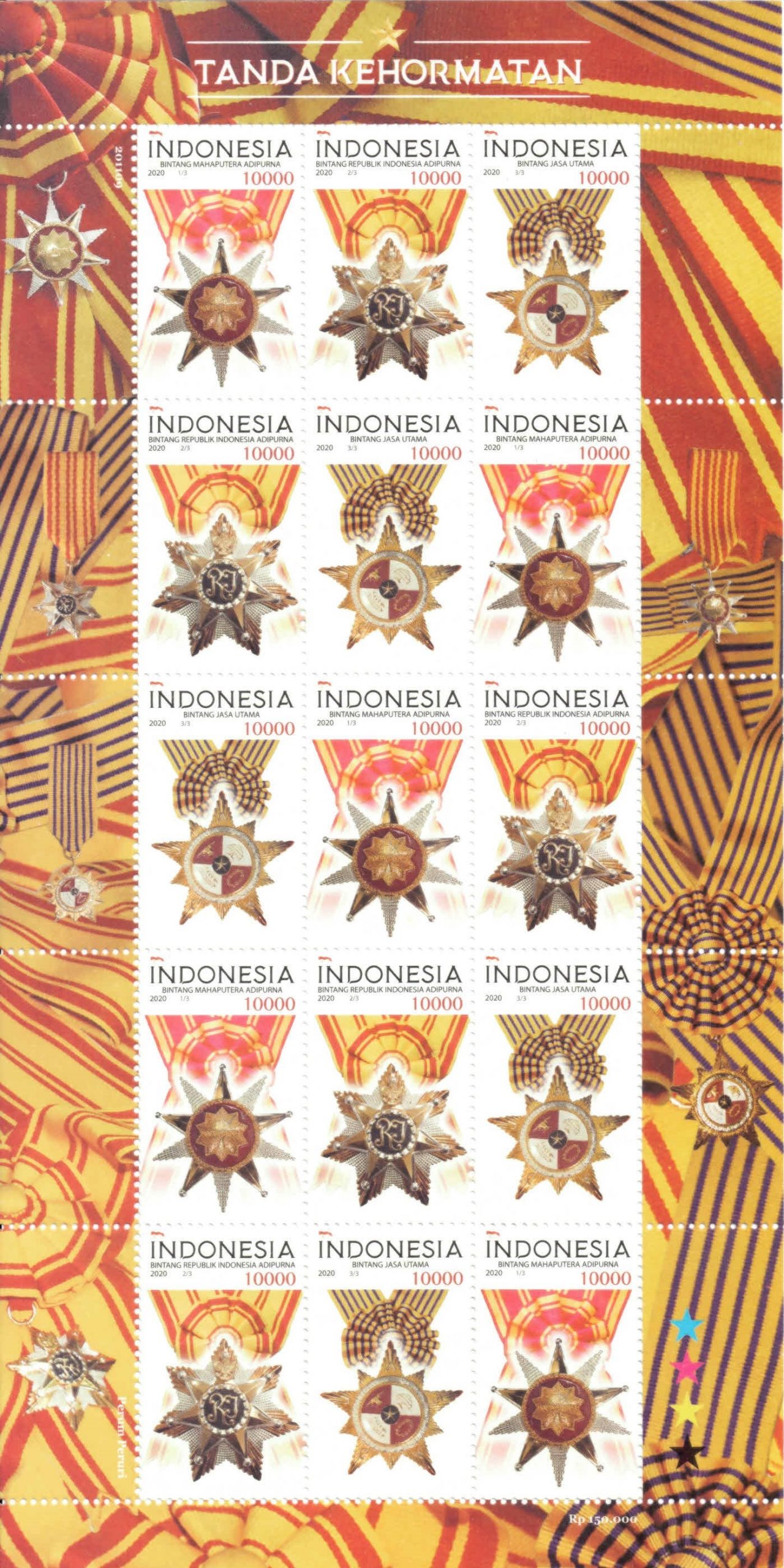 Stamp Issue Programme 2020 – Indonesian Stamps