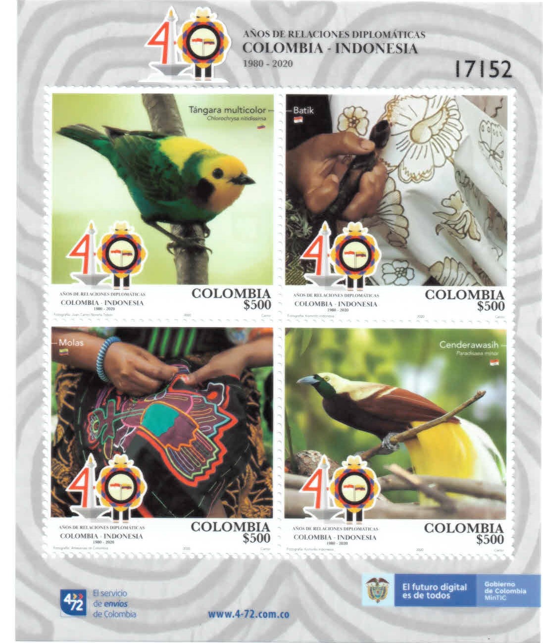 Stamp Issue Programme 2020 – Indonesian Stamps